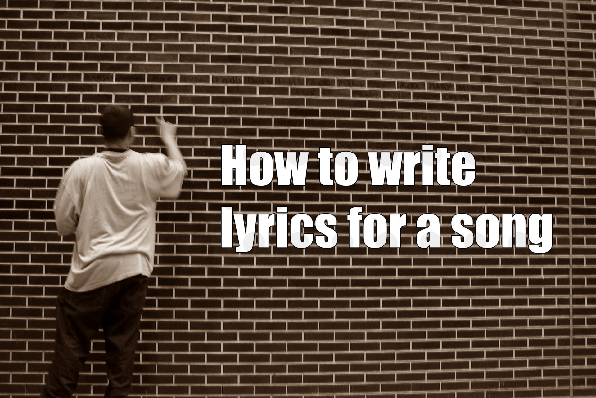 How to write lyrics for a song in 3 steps - La Scratcheuse's blog